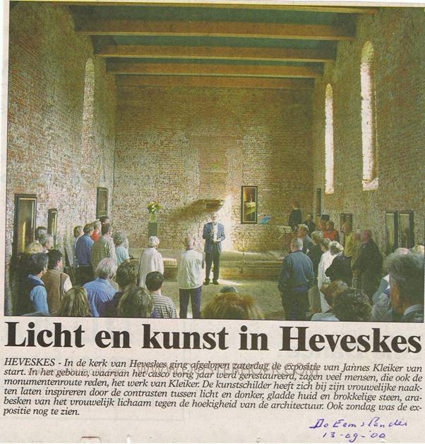 Kerk Heveskes na de restauratie