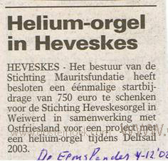 Kerk Heveskes na de restauratie