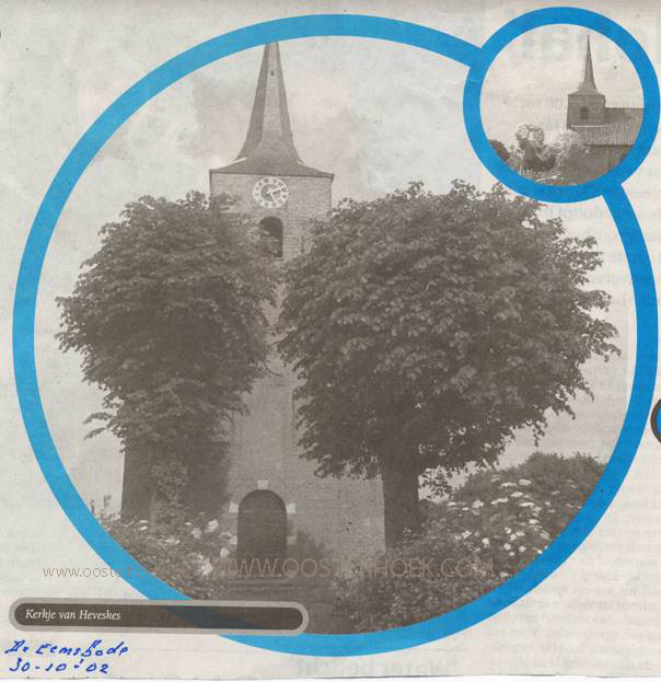 Kerk Heveskes na de restauratie