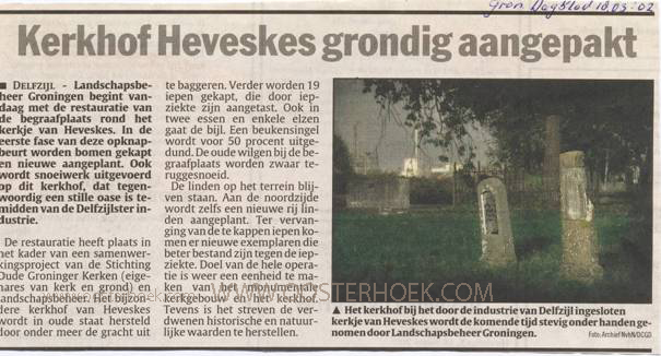 Kerk Heveskes na de restauratie